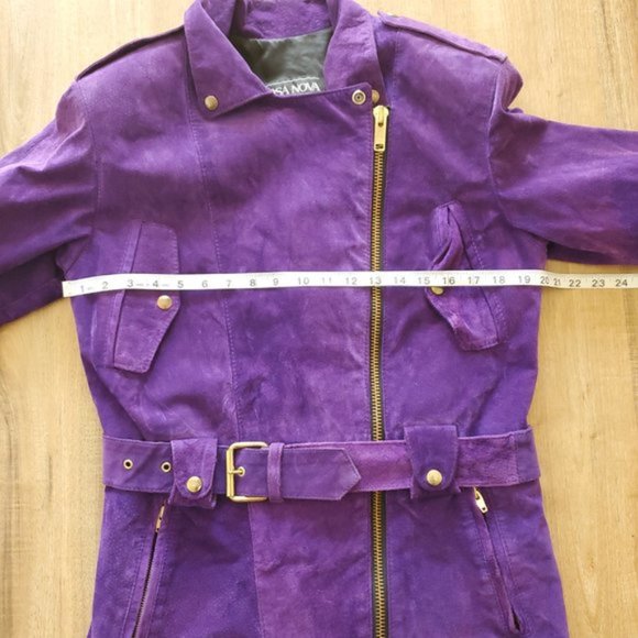 Vintage | Jackets & Coats | Vintage Royal Purple Suede Jacket | Poshmark